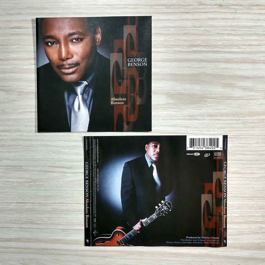 ENCARTE DO CD George Benson - Absolute Benson | Shopee Brasil