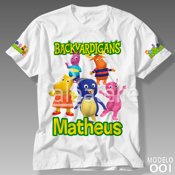 Camiseta Backyardigans Festa Infantil Personalizada | Shopee Brasil