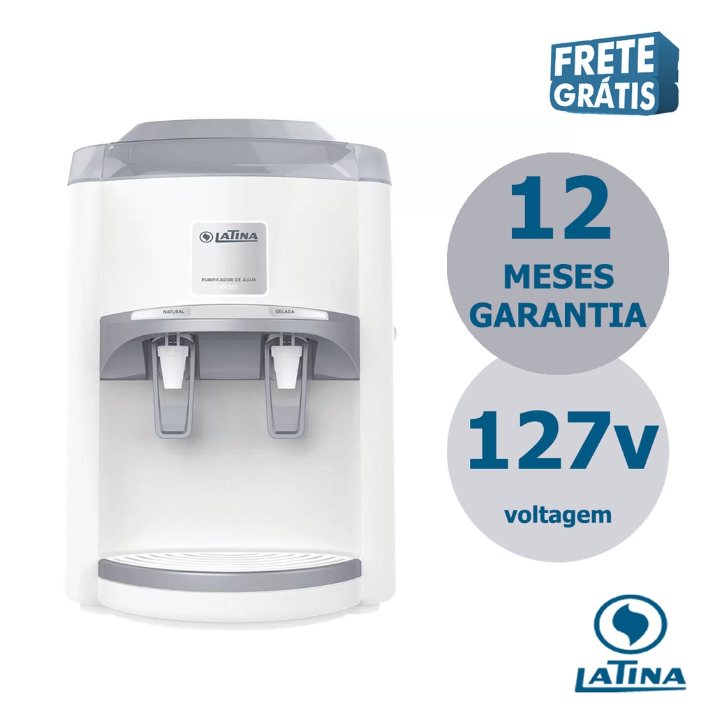 Purificador De Água Gelada Latina Pa355 Compressor 127v | Shopee Brasil