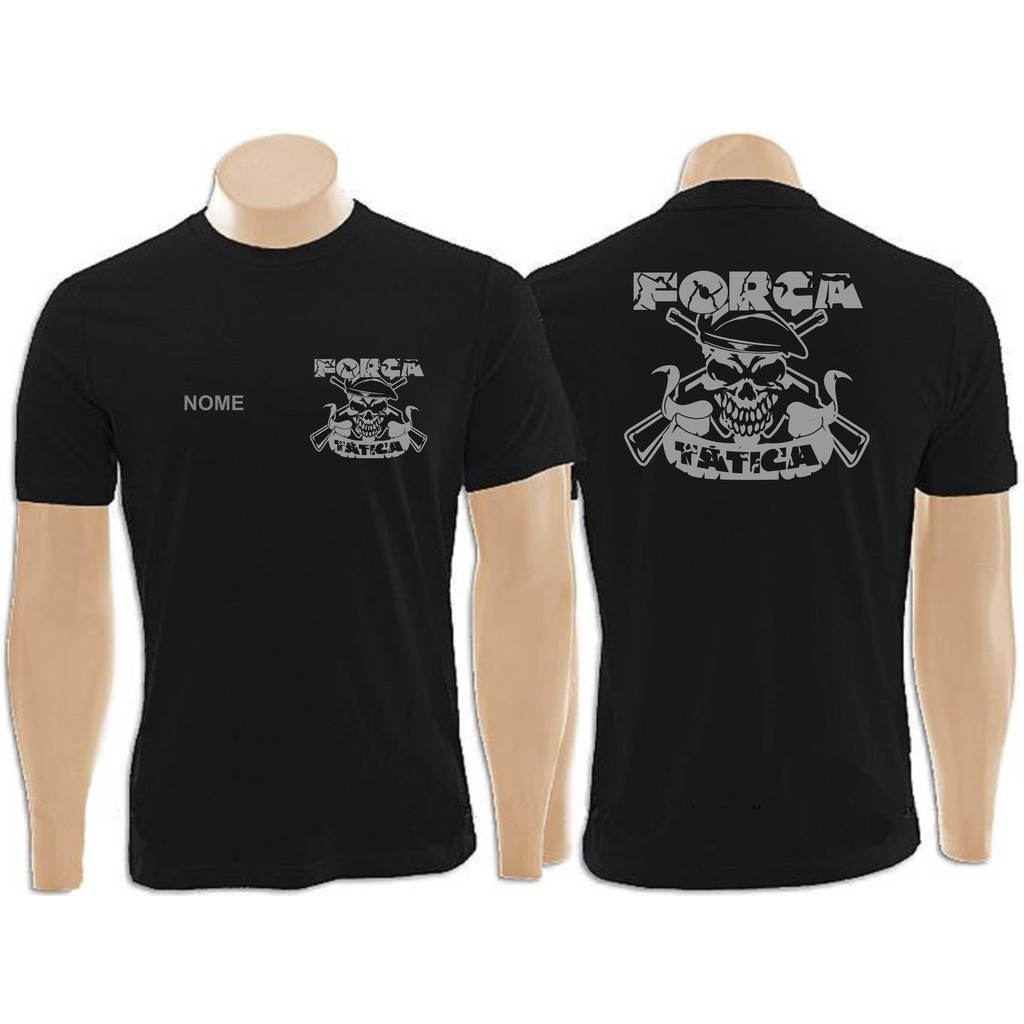 Camiseta Força Tatica Taticão uso permitido | Shopee Brasil