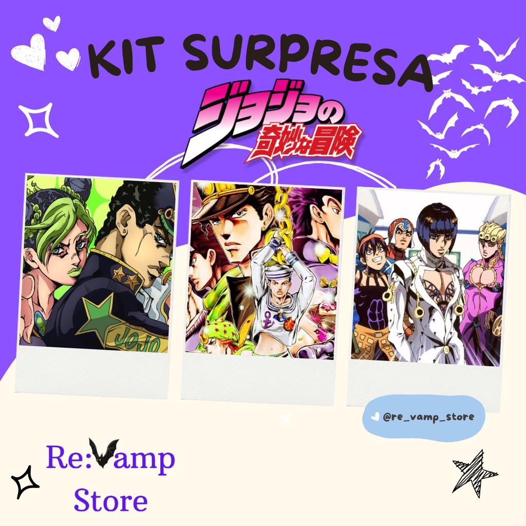 Kit Personalizado do Anime Jojo's Bizarre Adventure | Shopee Brasil