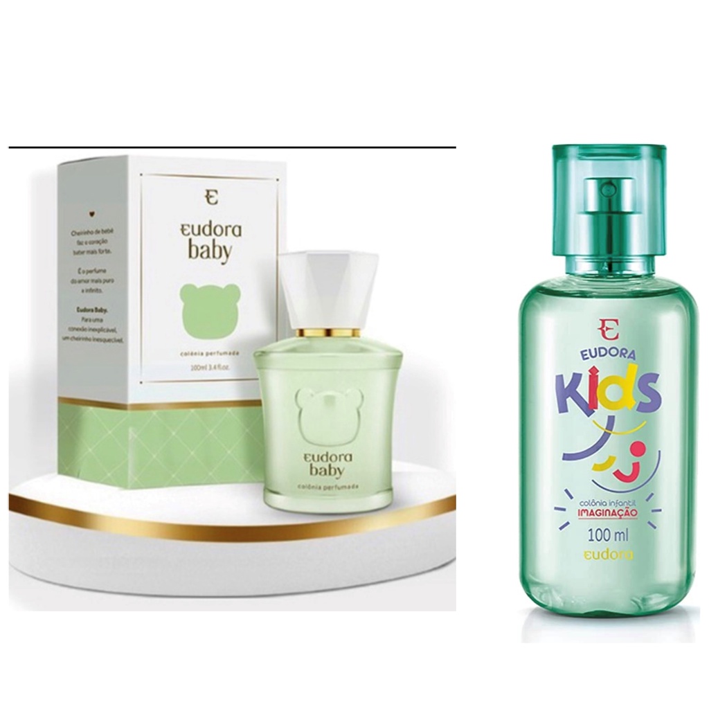 Kit Eudora Colônias Kids 100ml + Colônia Baby 100ml ( Duas Opções ...