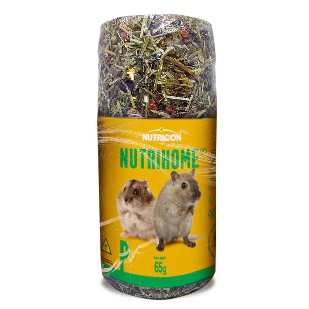 Alimento Completo para Roedores Nutricon Nutrihome Pequeno 65g | Shopee ...