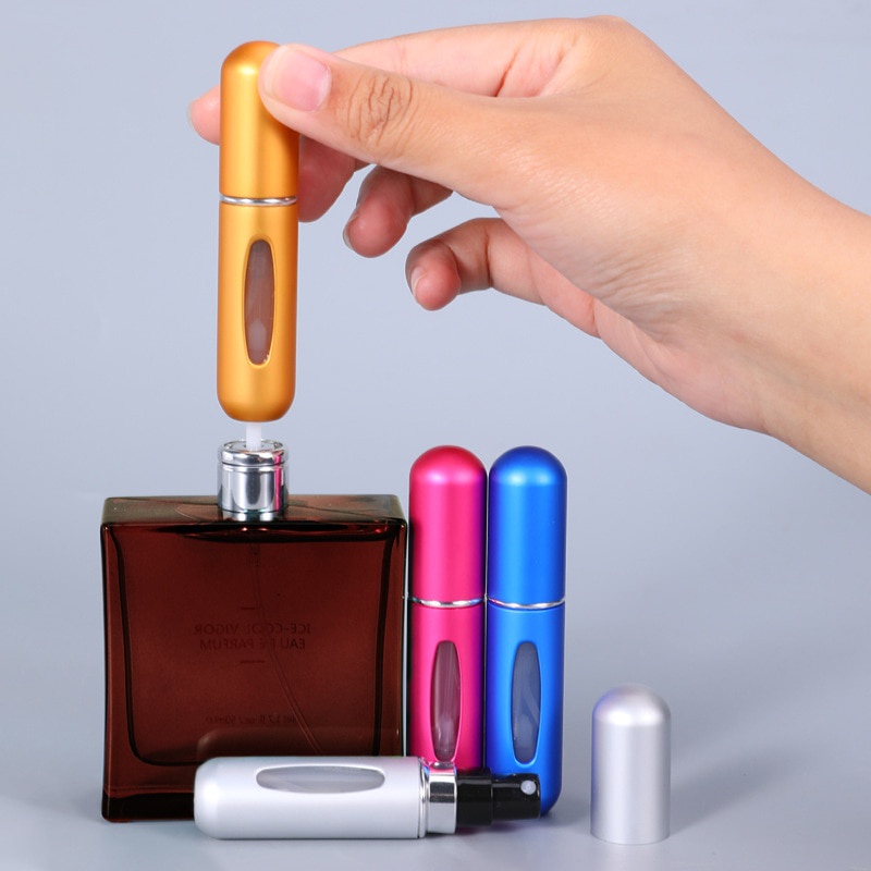 porta perfume recarregavel spray cabe em seu bolso para festa e viagem ...