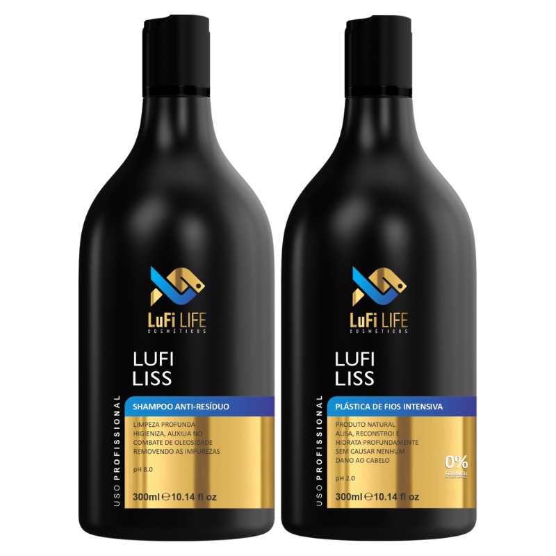 kit LuFi Liss 300 ml | Shopee Brasil