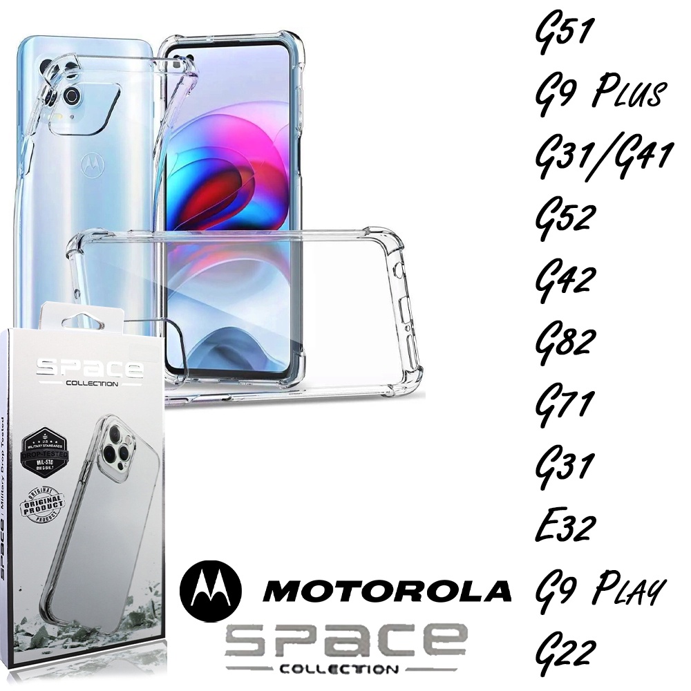 Capinha Capa Space MOTOROLA ORIGINAL Transparente Anti Impacto ...