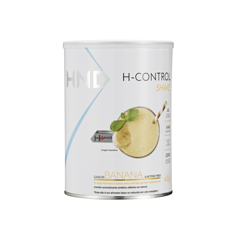Shake de Banana Zero Lactose Para Controle de Peso HND 450g | Shopee Brasil