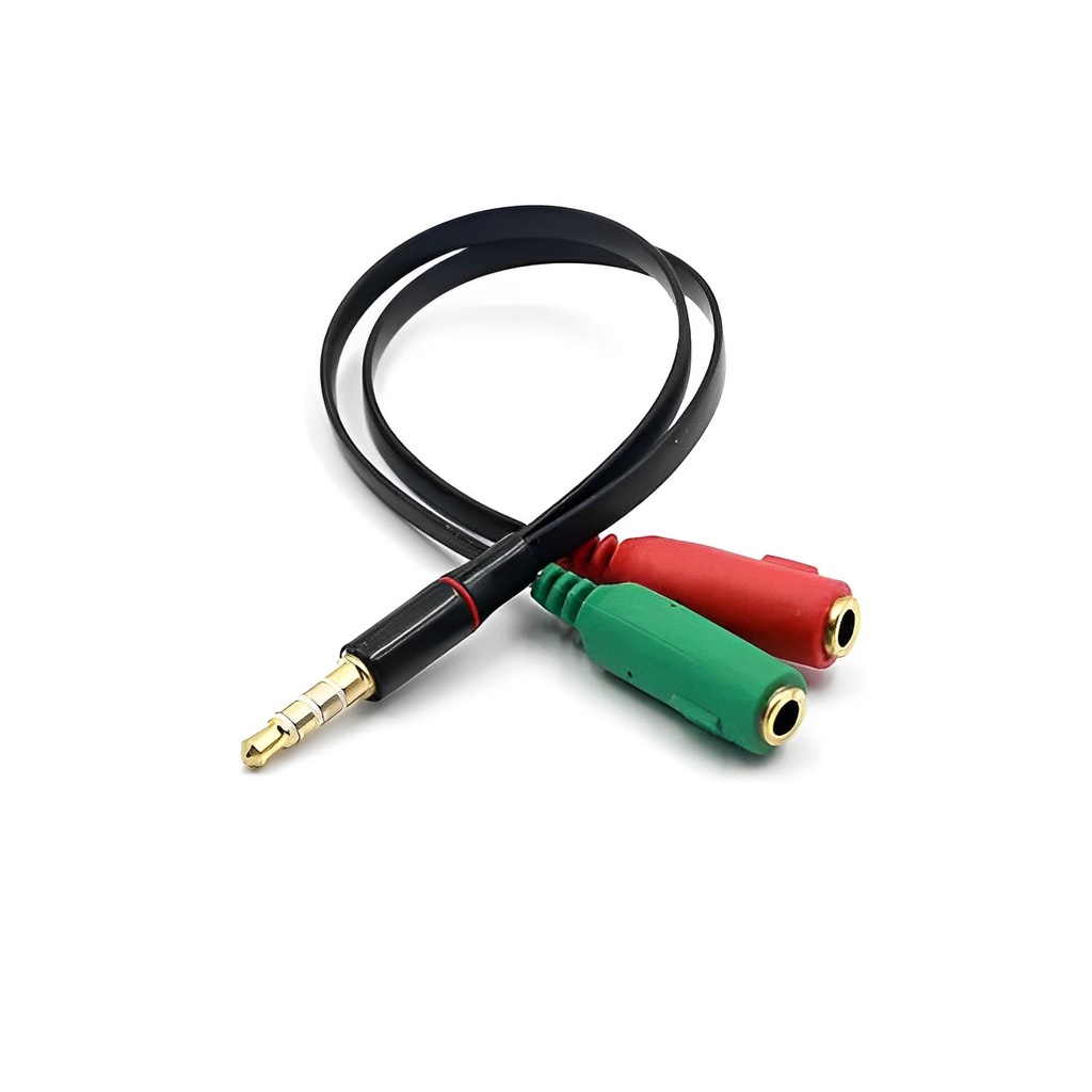 Cabo Headset para Fone, 2 P2 Fêmea para 1 P2 Macho | Shopee Brasil