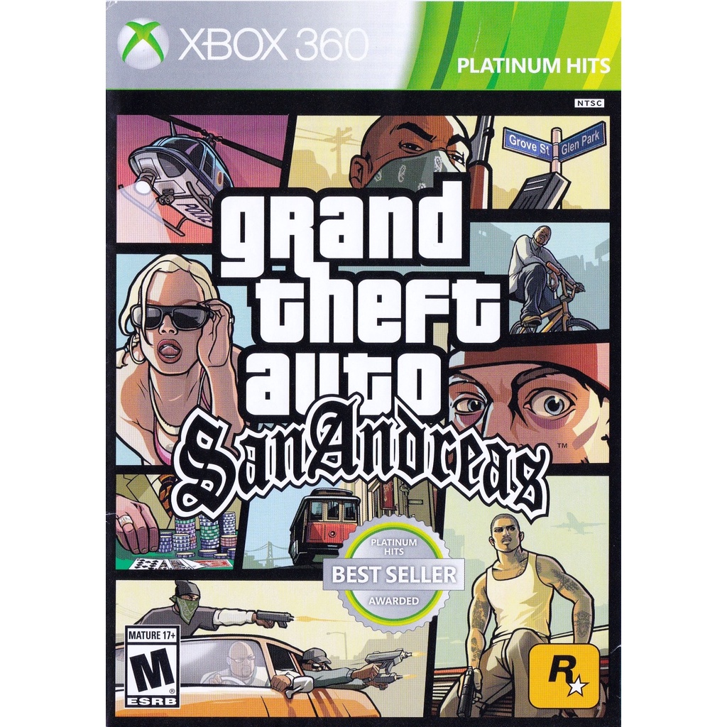 gta san andreas hd para xbox 360 Lt com capa | Shopee Brasil
