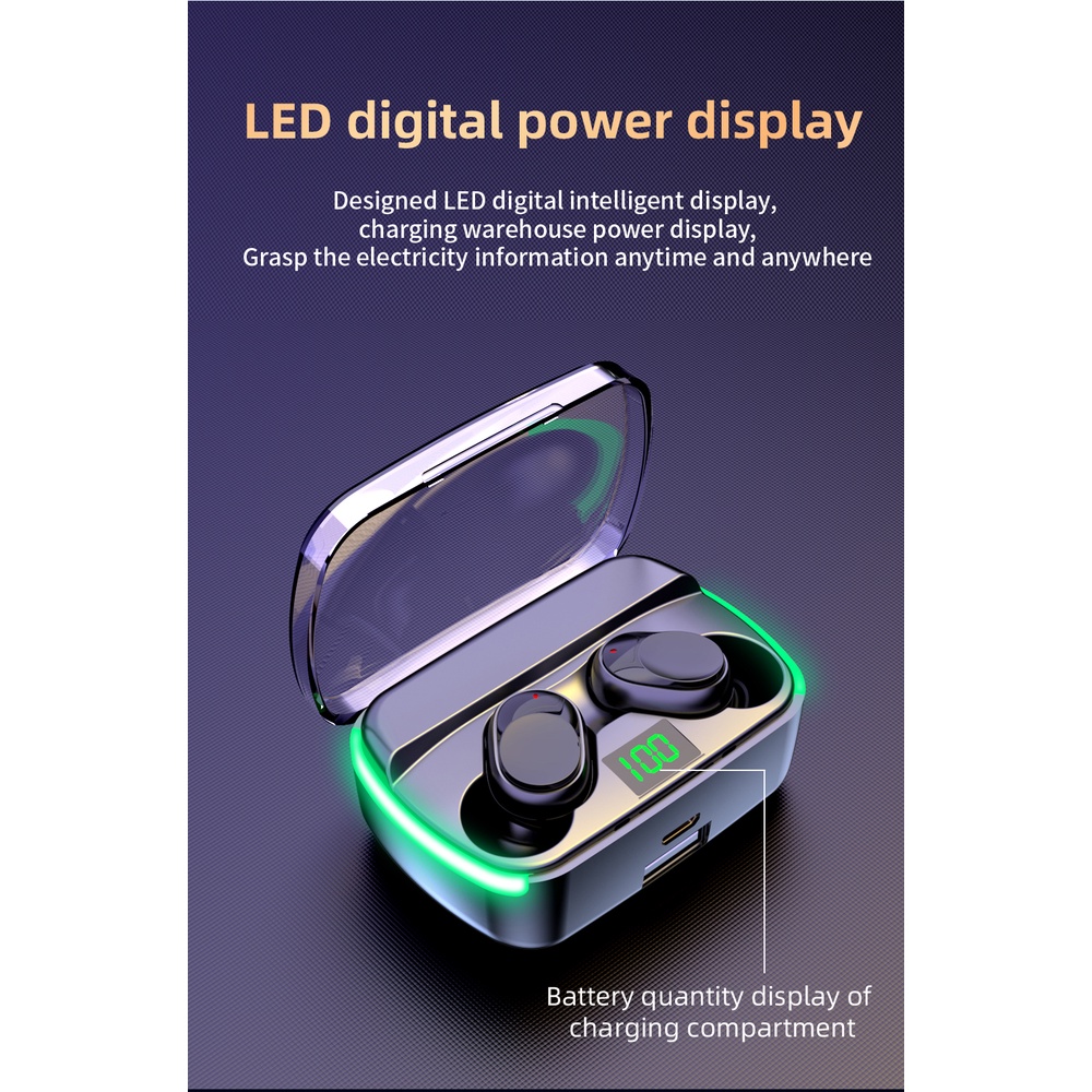 TWS-Y Fone De Ouvido Sem Fio Bluetooth apoio HFP/HSP/ A2DP/AVRCP ...