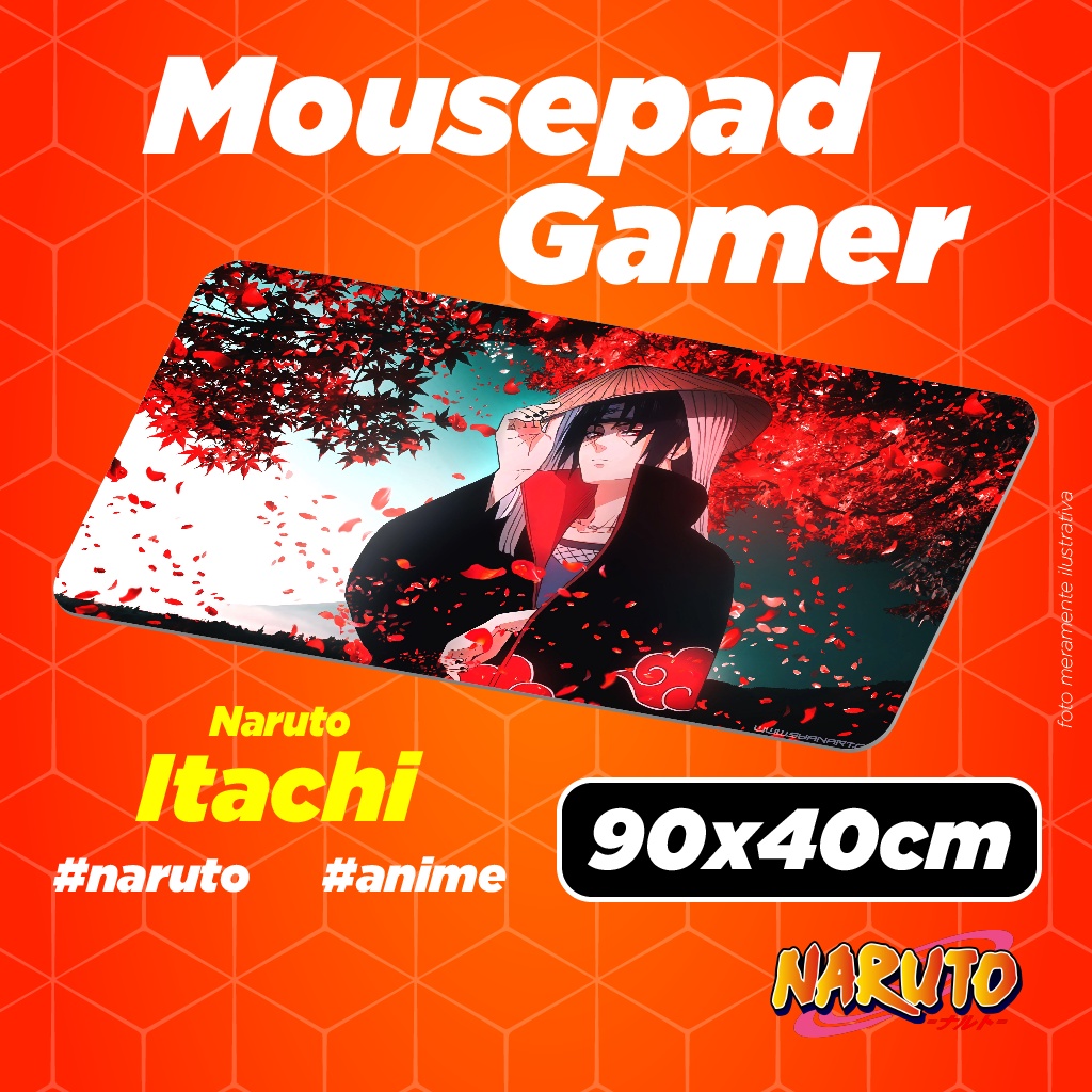 Mouse Pad Gamer Personalizado - Itachi Uchiha - Naruto - Anime ...