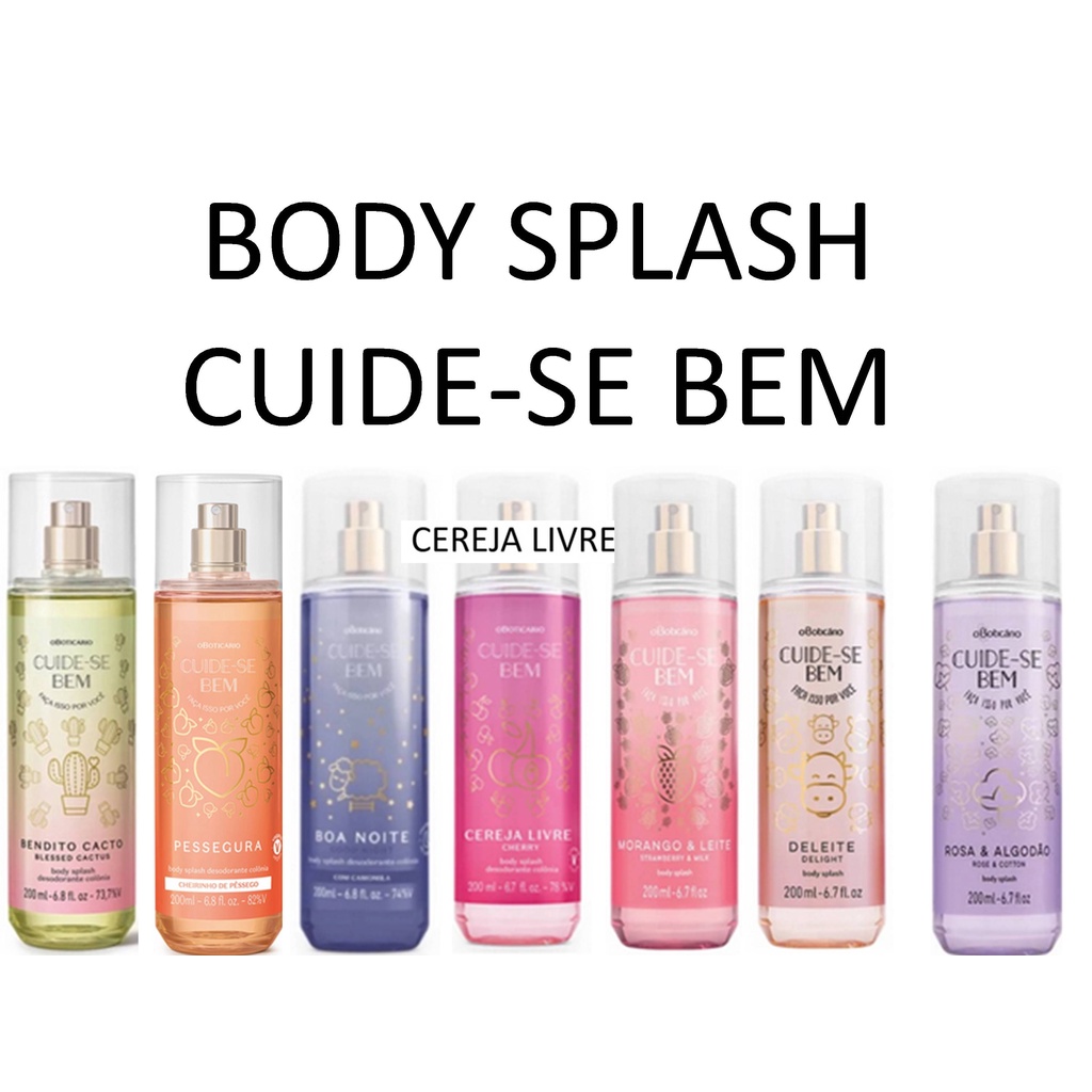 Body Splash Desodorante Colônia O Boticário 200 Ml | Shopee Brasil