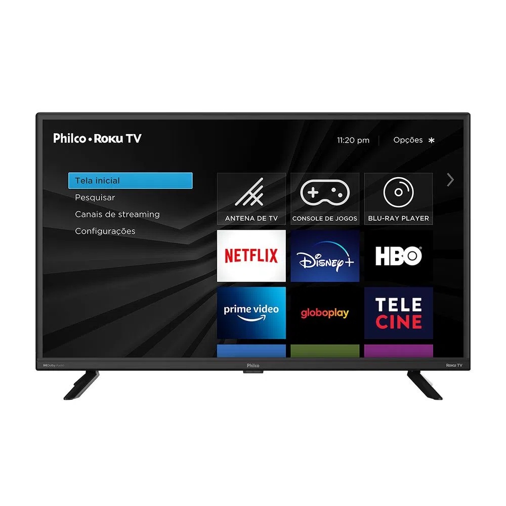 Smart TV Philco PTV32G70RCH LED HD 32'' Roku HDMI USB Wi-fi | Shopee Brasil