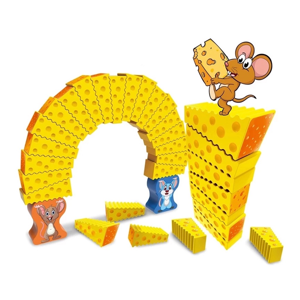 Jogo Ratinho Empilhando Queijo 22 Peças | Shopee Brasil