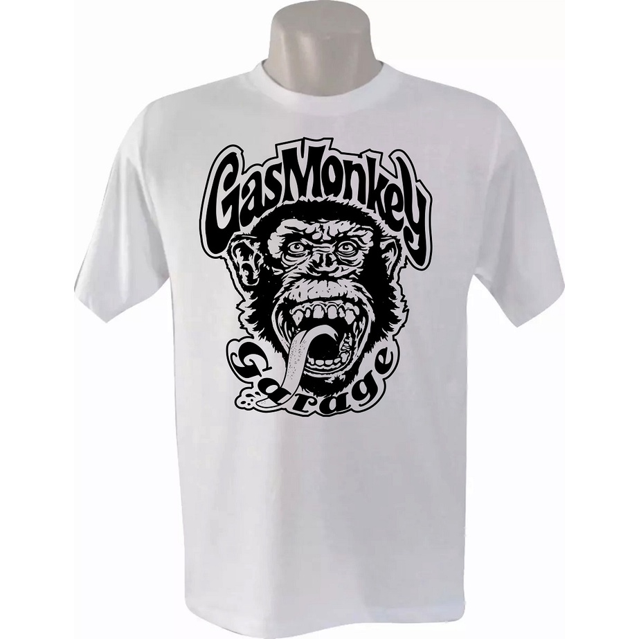 Camiseta Gas Monkey Garage serie tv | Shopee Brasil