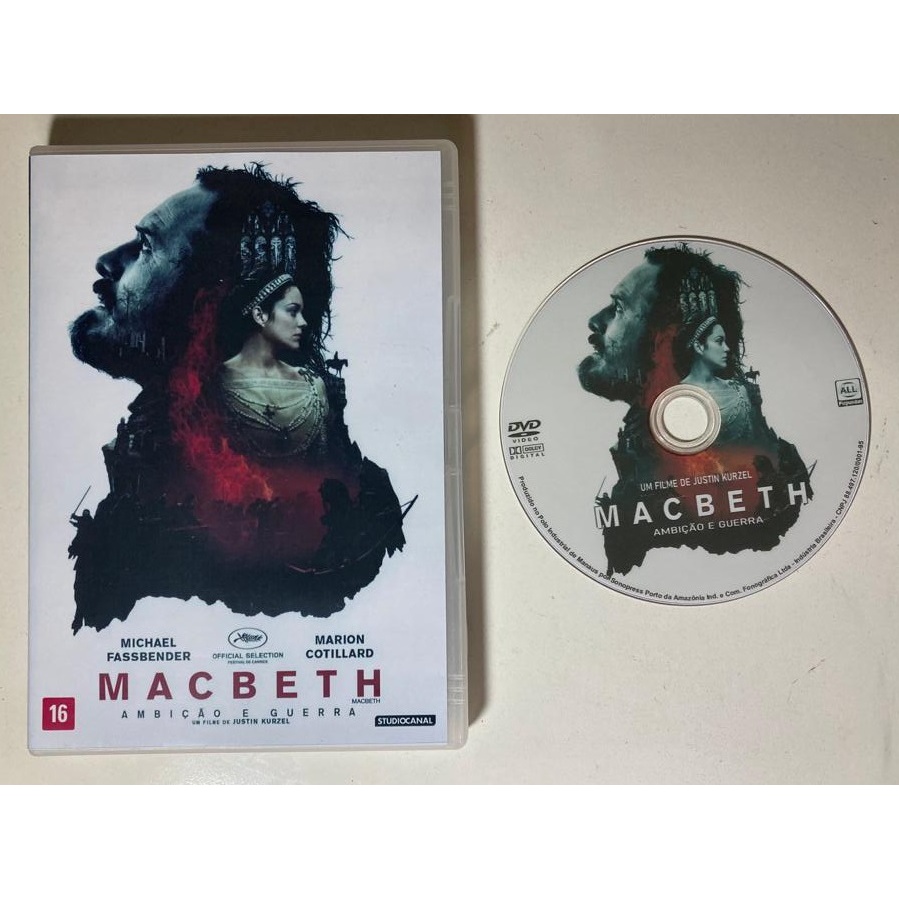 DVD - Macbeth - Ambição e Guerra - Dublado e Legendado | Shopee Brasil