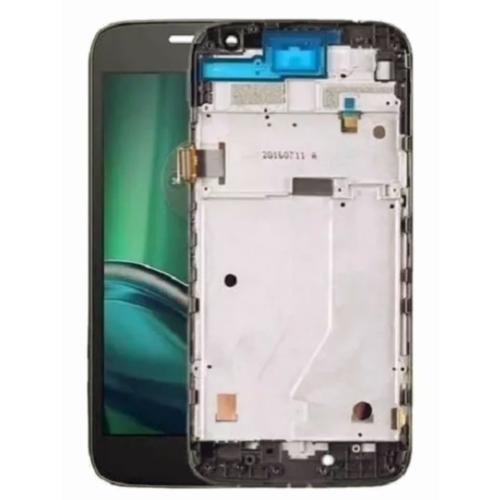 Tela Frontal Display Touch Compatível Moto G4 Play Com Aro XT1603 ...