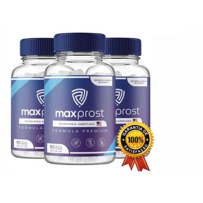 Max Prost Original 3 Frascos Fórmula Premium Active (180 cápsulas ao ...