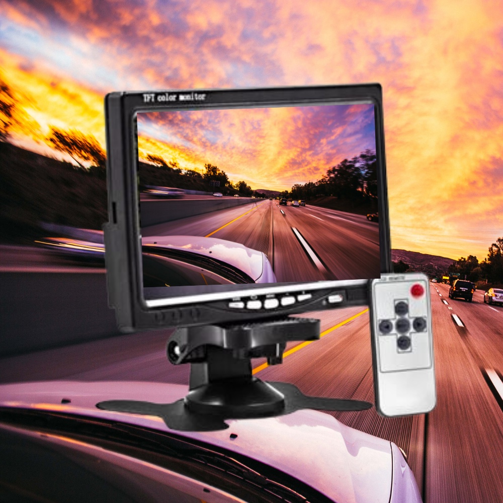 Monitor Automotivo LCD TFT 7 Polegadas Colorido Veicular | Shopee Brasil