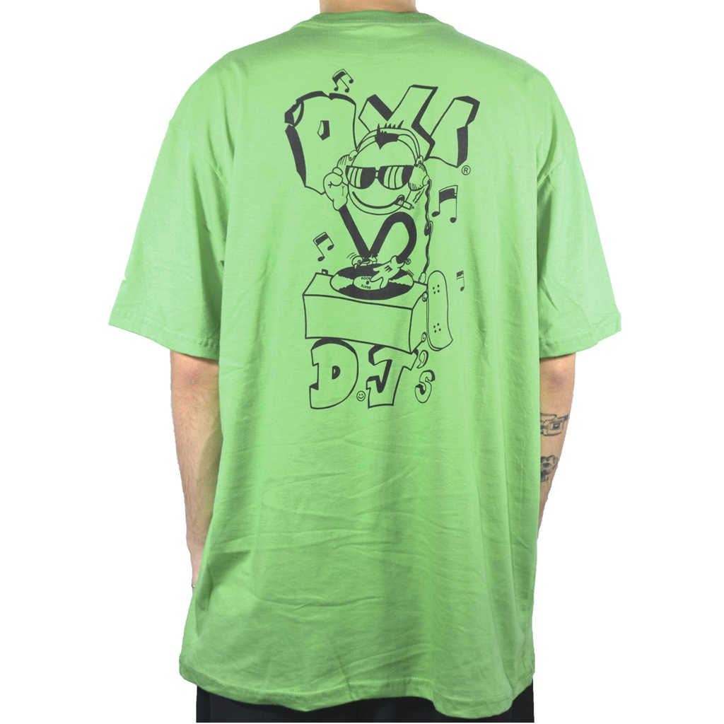 Camiseta Oxi DJ's Verde Costas. | Shopee Brasil