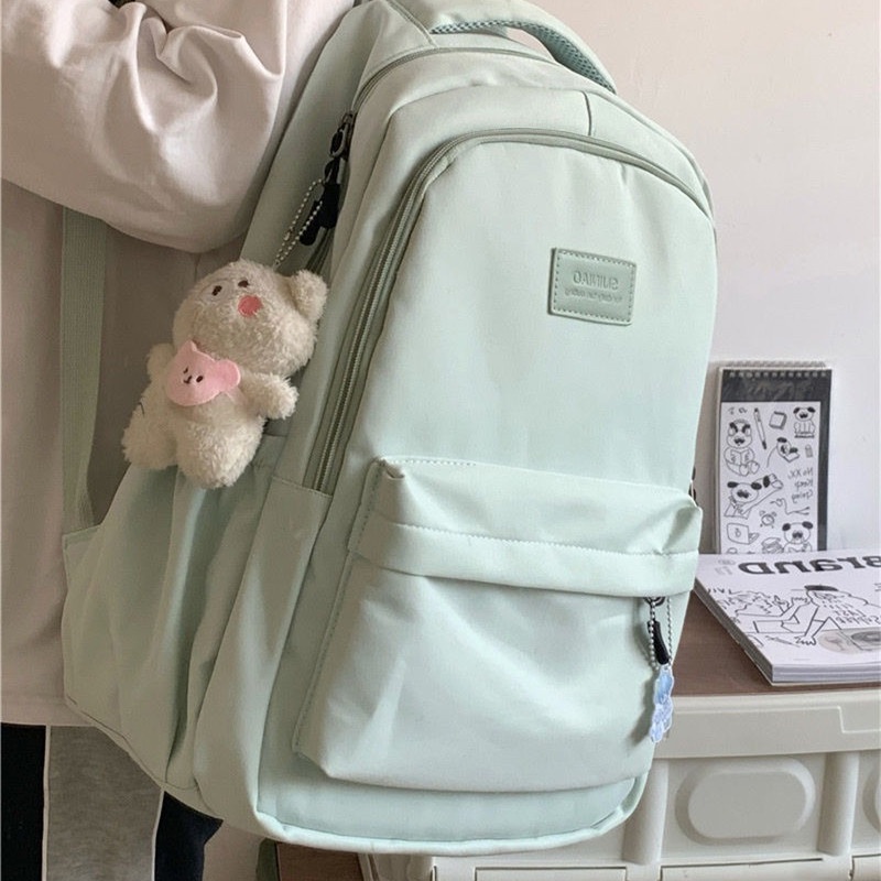 Mochila Escolar De Tecido japonesas e coreanas Simples Para Estudantes ...