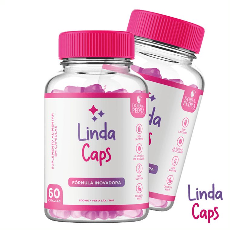 LINDA CAPS ( KIT COM 02 ) | Shopee Brasil
