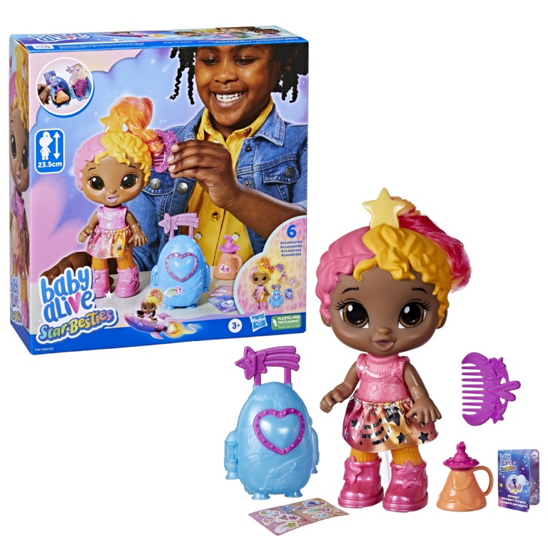 Boneca Baby Alive Star Besties Bright Bella - Hasbro F7361 | Shopee Brasil
