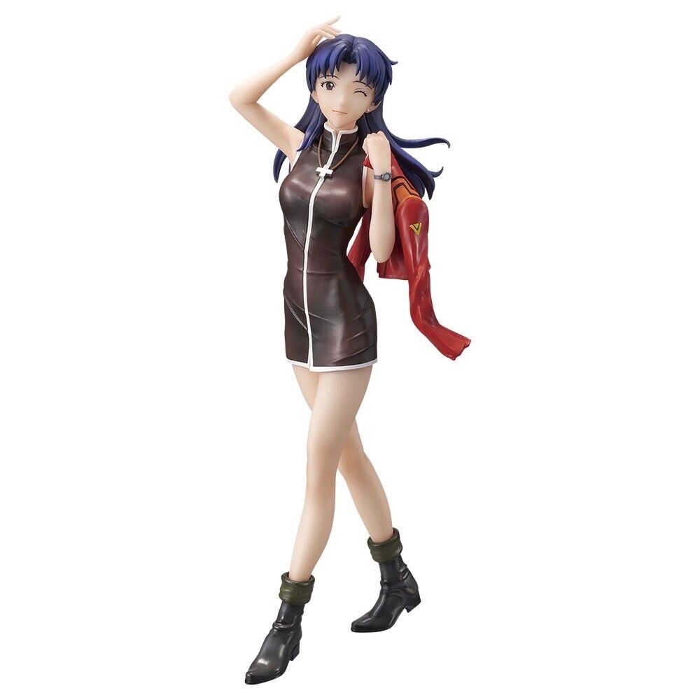 Action Figure Evangelion Misato Katsuragi Angel Invasion Ichiban Kuji ...