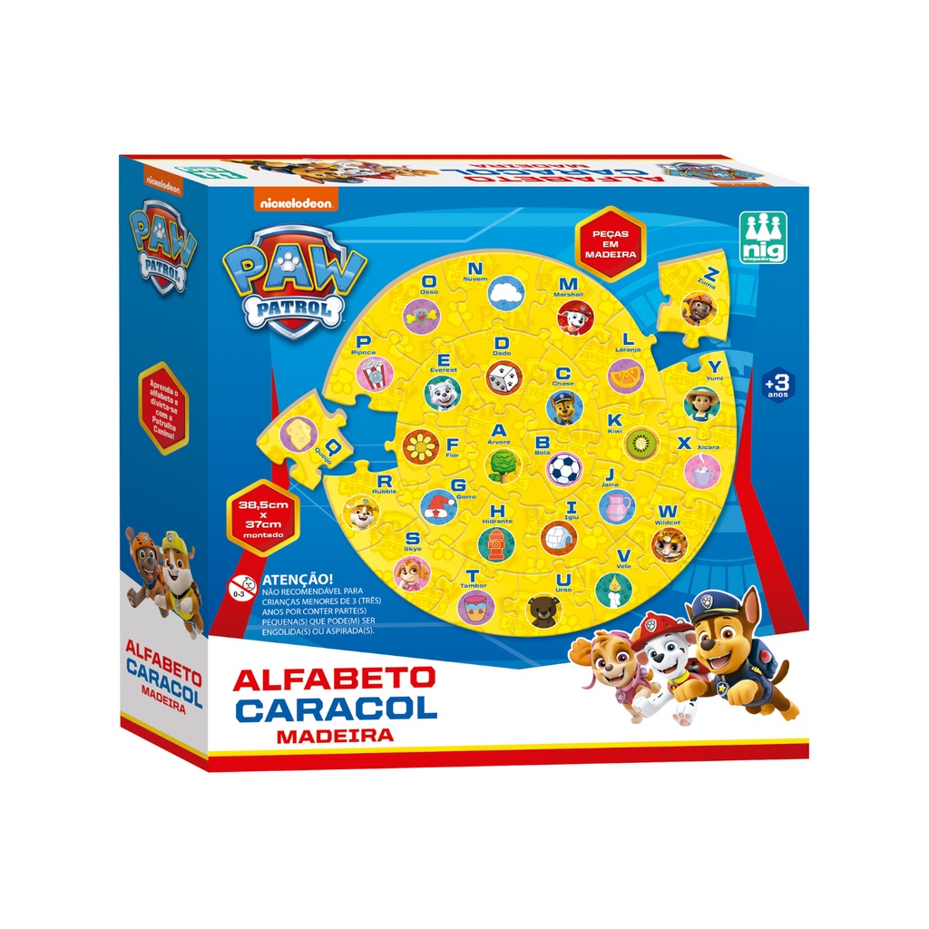 Alfabeto Caracol Nig | Shopee Brasil