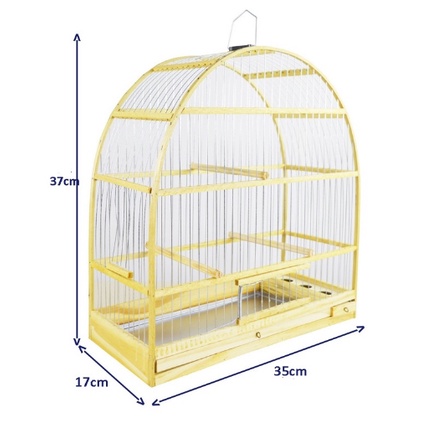 Gaiola de Coleiro Barata N1 de Madeira Aramada Coleiro Bigodinho Pet ...
