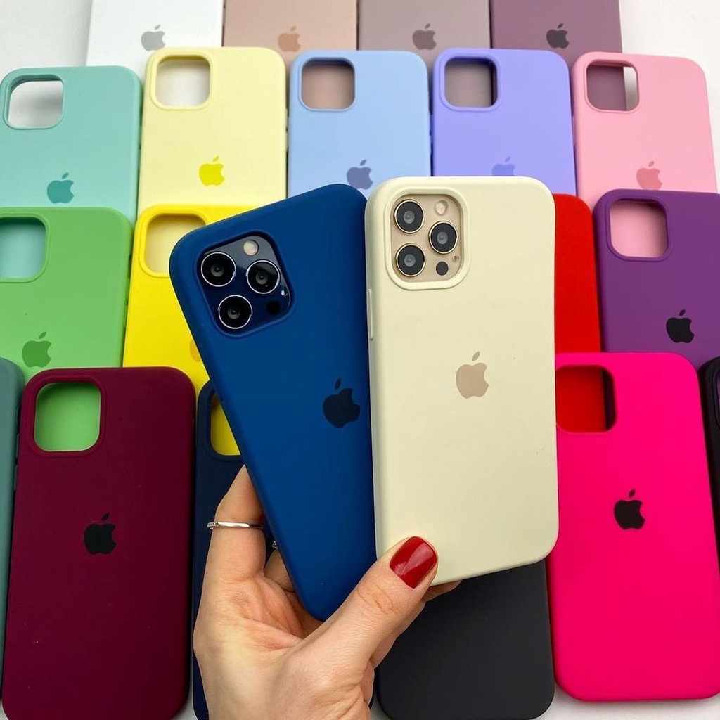 Capa Capinha Case Silicone Aveludada Para iPhone 12 / 12 Pro - Linha de ...