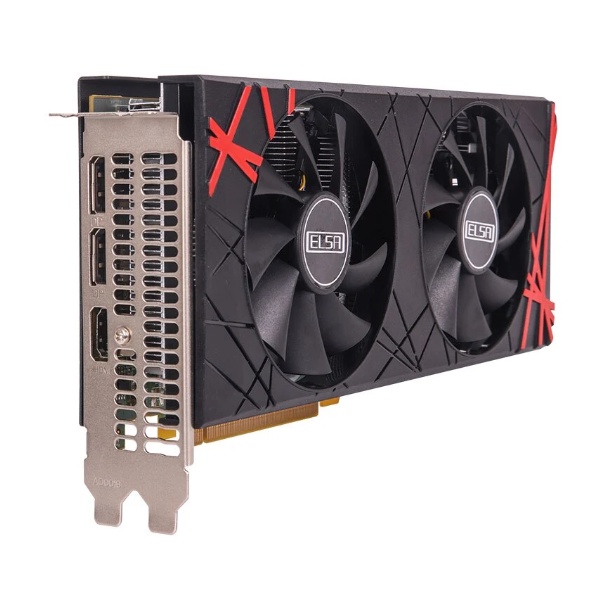 (Pronta entrega brasil!)ELSA Radeon RX 580 8GB GDDR5 256bit GPU ...