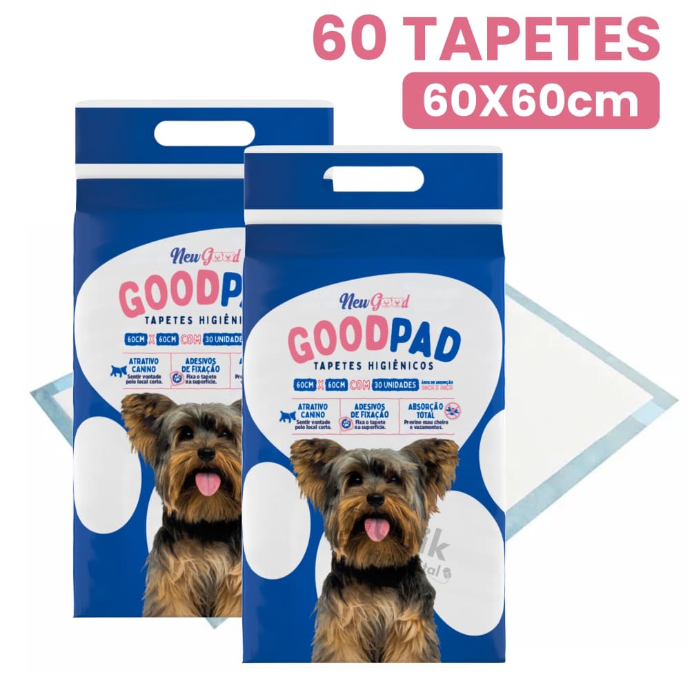 Tapete Higiênico Good Pad Cães e Gatos 60x60 60un Petlike | Shopee Brasil