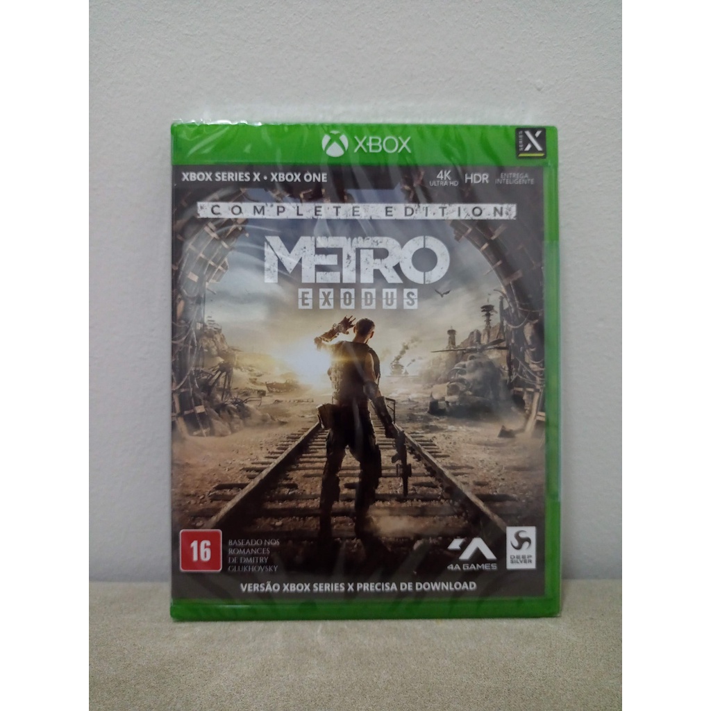 Metro Exodus Complete Edition Xbox Series X e Xbox One Novo Mídia ...