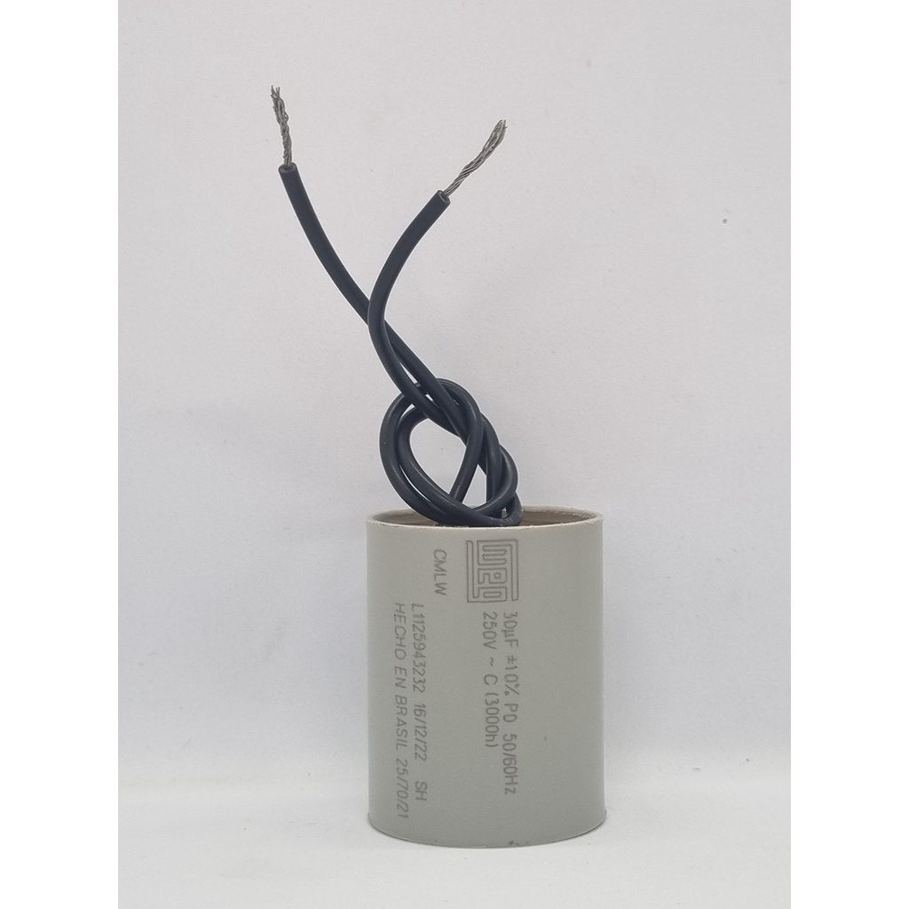 Capacitor 12uf 250vac 50/60 Hz Para Motor 220v Tanquinho | Shopee Brasil