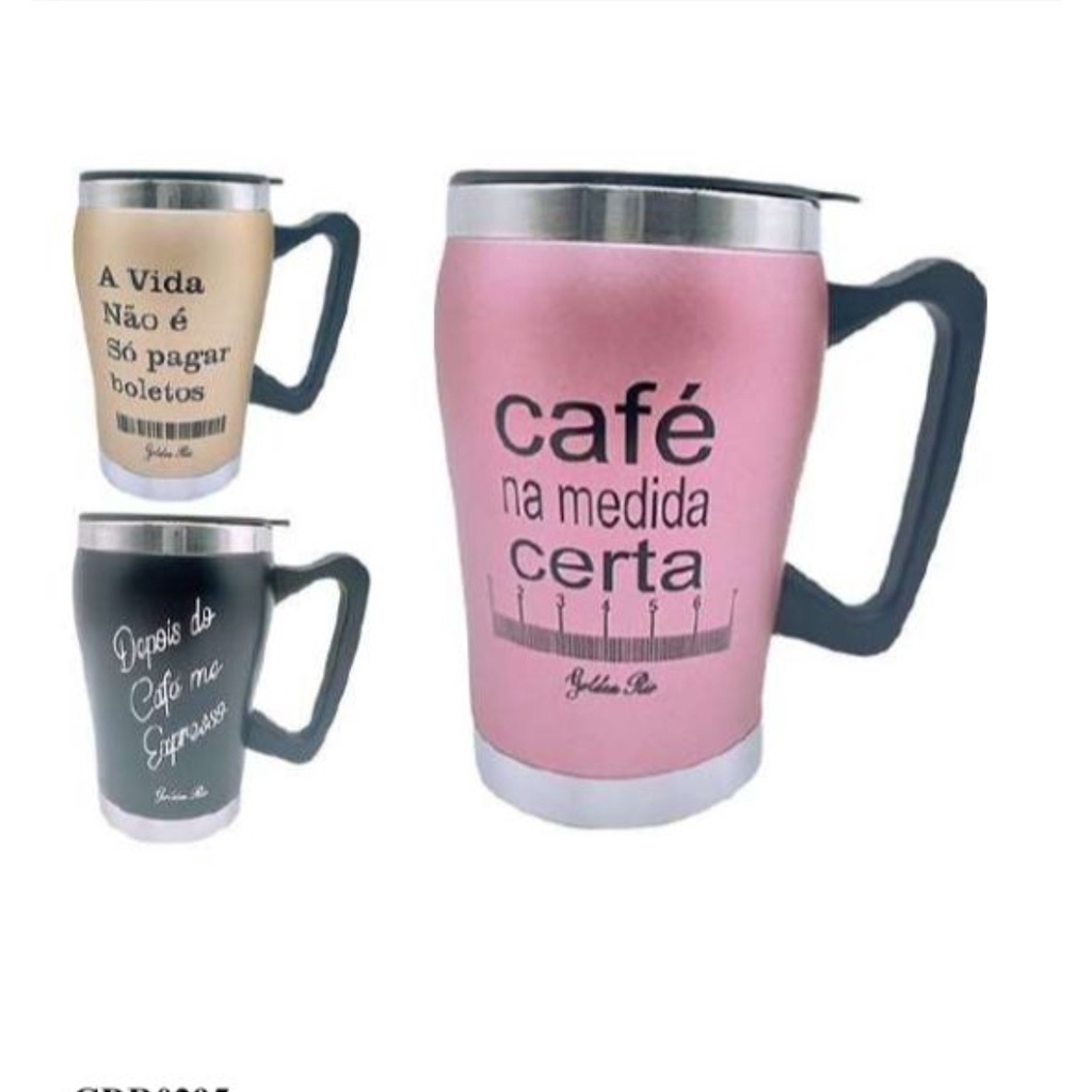 Caneca Térmica Inteligente De Aço Inoxidável com frase 320 ml | Shopee ...