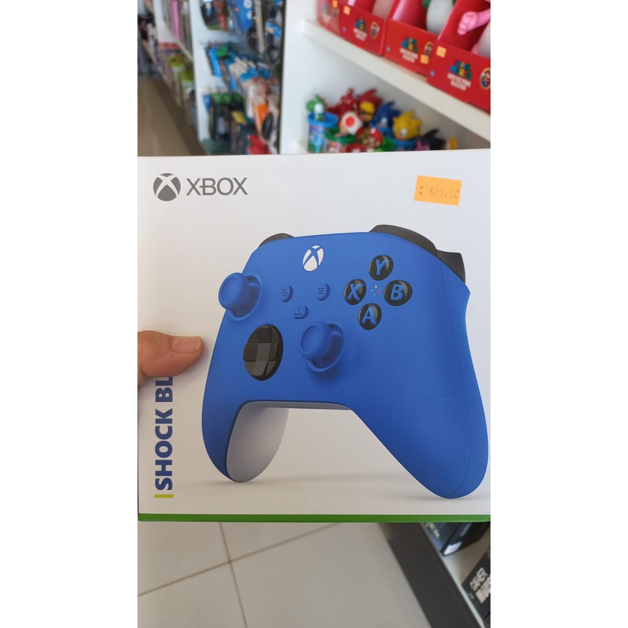 Controle Xbox Azul | Shopee Brasil