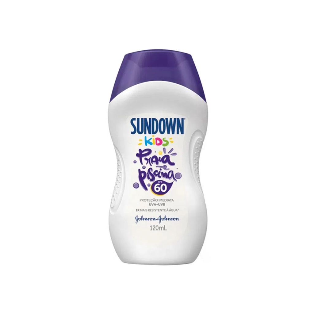 Protetor Solar Sundown Kids Fator 60 - 120ml | Shopee Brasil