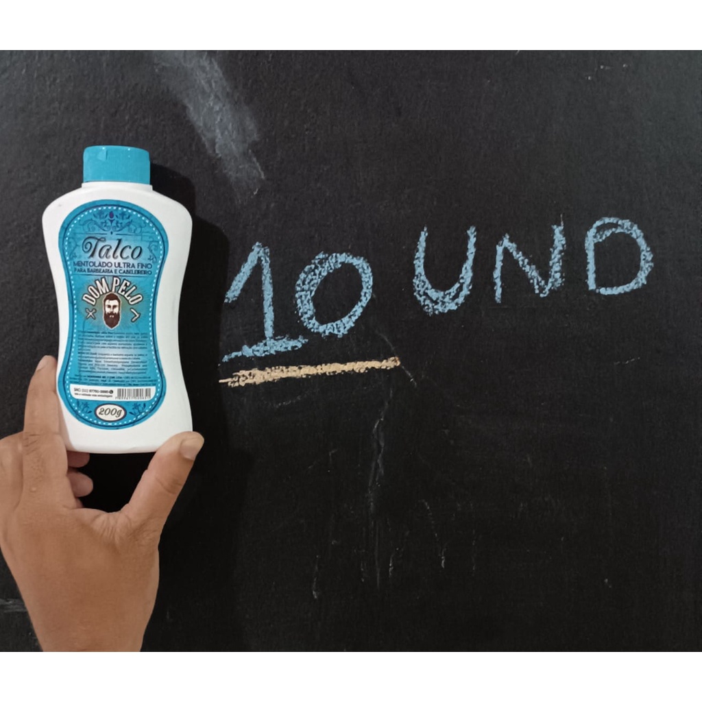 Talco Dom Pelo (10 Unidades) | Shopee Brasil