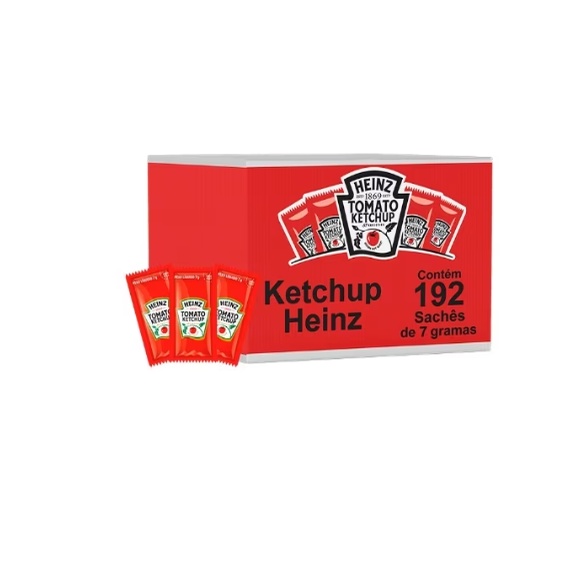 CATCHUP SACHET HEINZ 192X7G | Shopee Brasil
