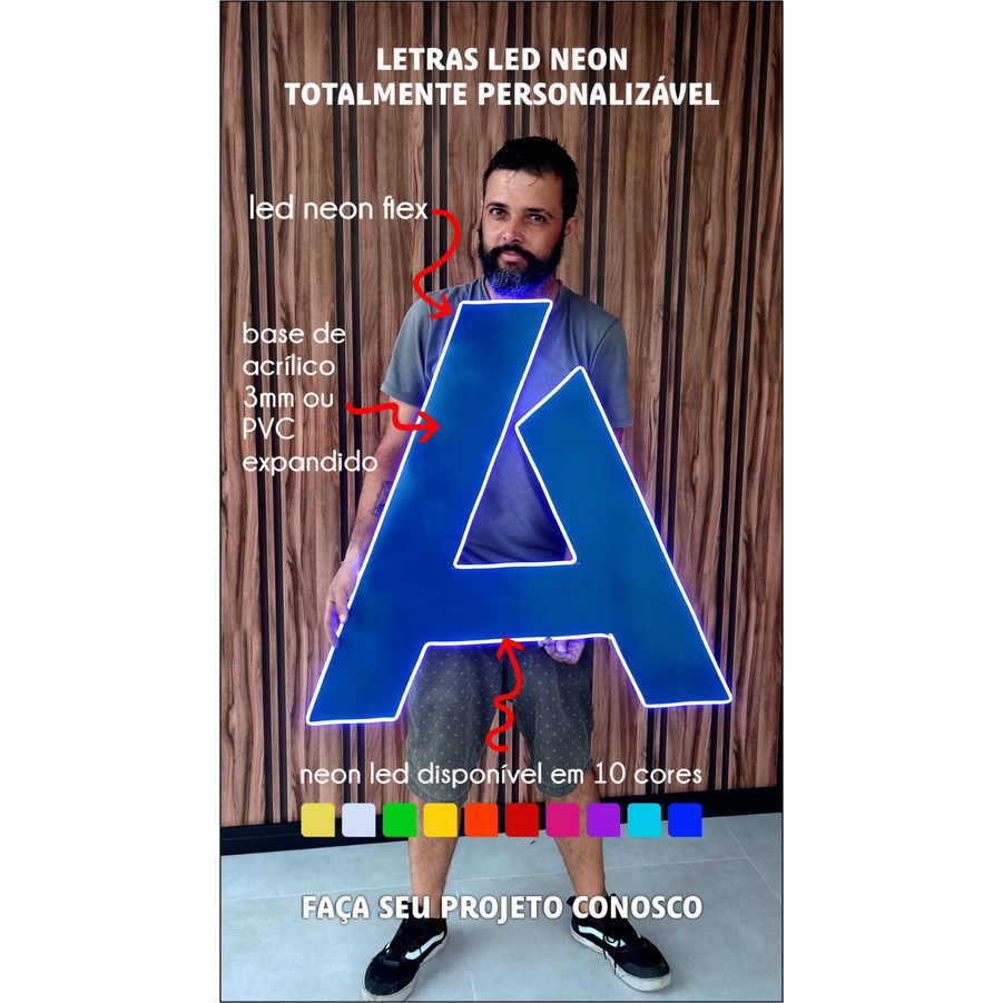 Letra Neon Led | Shopee Brasil