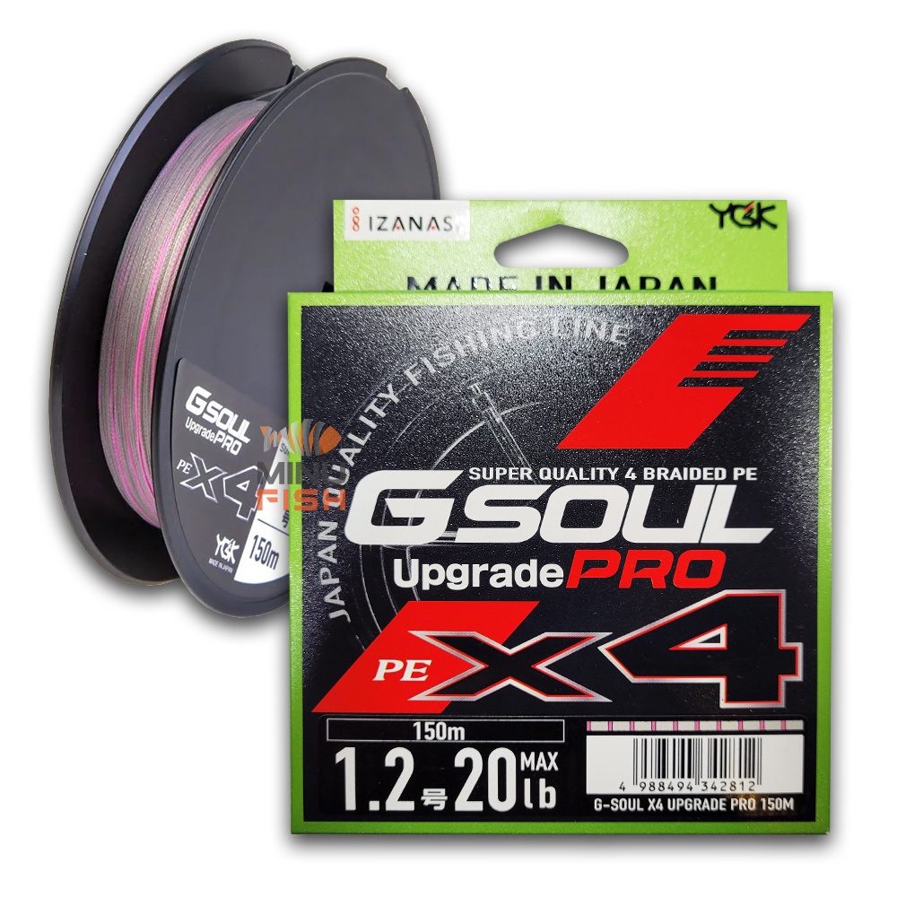 LINHA MULTIFILAMENTO YGK G-SOUL UPGRADE PRO X4 150m - Escolha a Libragem | Shopee Brasil