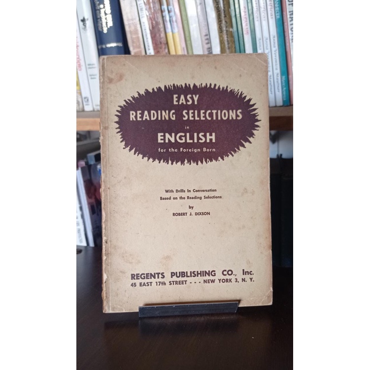 Easy Reading Selections in English For the Foreing Born Robert J ...