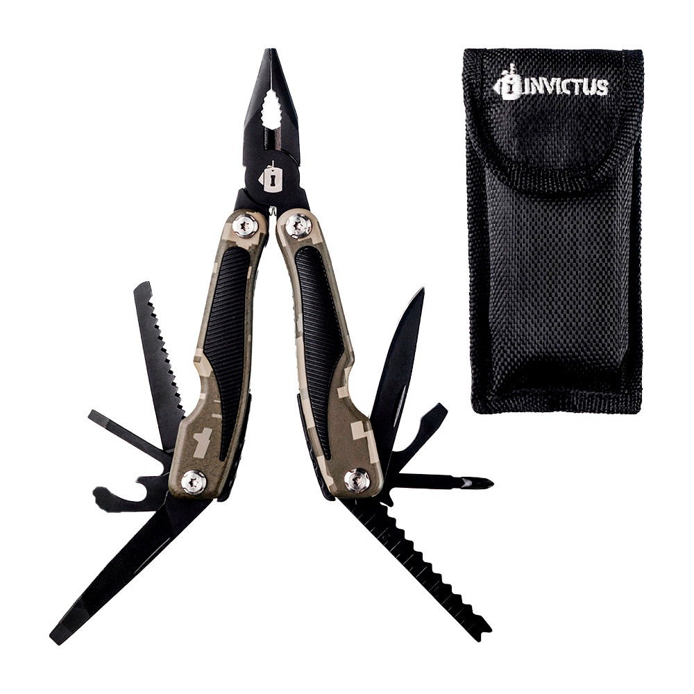 Multitool Precision Alicate Faca Chave Serra - Invictus | Shopee Brasil