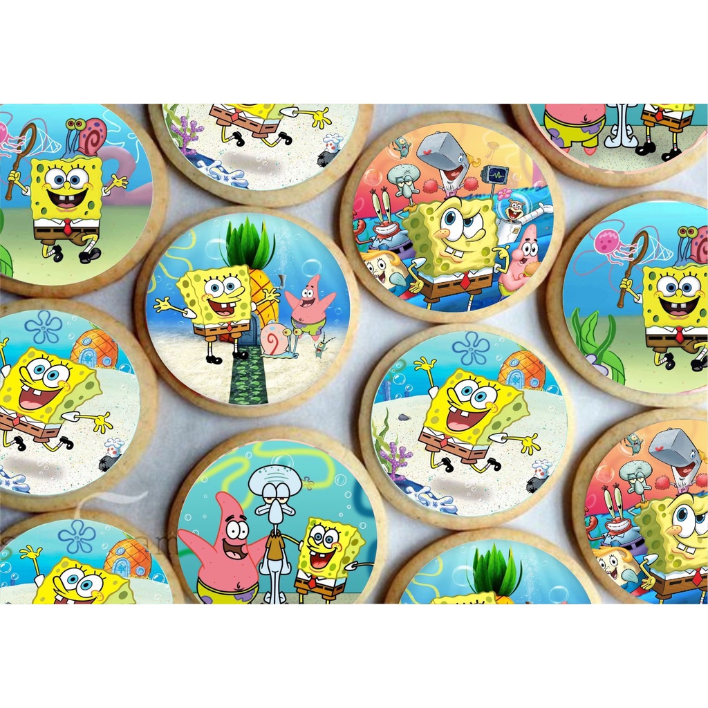 Papel arroz CORTADO para Pirulito de Isomalt ou Cupcake ou Bolacha ou Ch 5cm com 20 imagens por ...