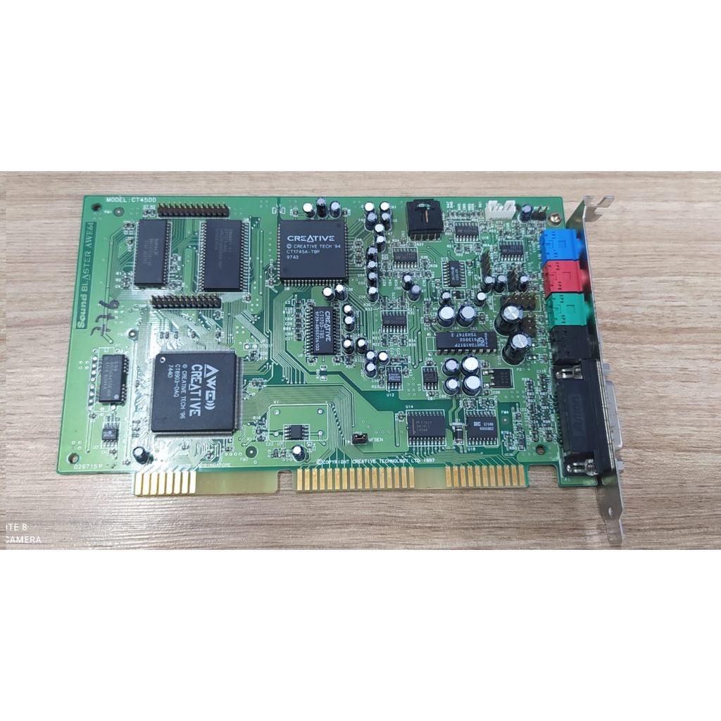Placa Som Isa Sound Blaster 16 Awe64 Ct4520 486 586 (776) | Shopee Brasil