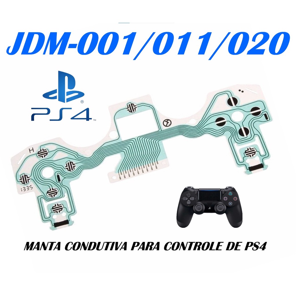 Película Manta Condutiva Controle PS4 JDM JDS 001 011 020 | Shopee Brasil