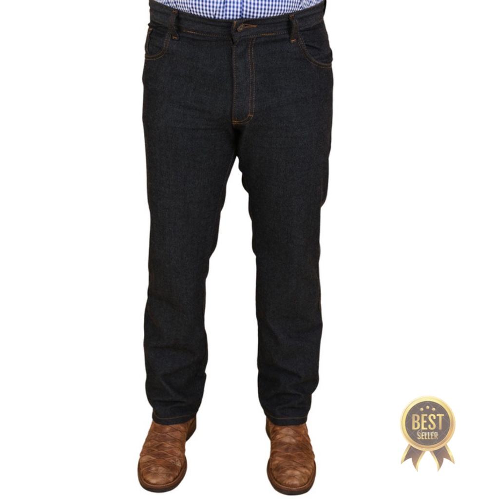 Calça Jeans Barata Masculina Reforçada Uniforme De Trabalho Promoção