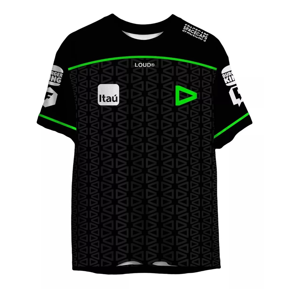 Camiseta Loud Esport Time Jogo Competitivo Lol League of Legends ...