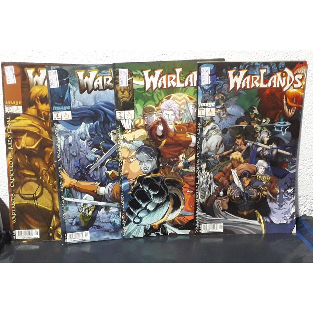 Coleção HQ Warlands: Parte 1, 2, 3, 4, 5 e 6 de 6 | Shopee Brasil